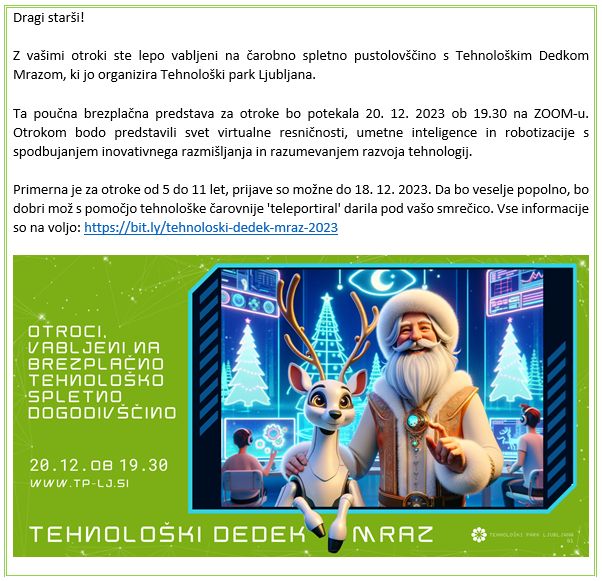 Tehnološki dedek Mraz - ilirska-bistrica.si